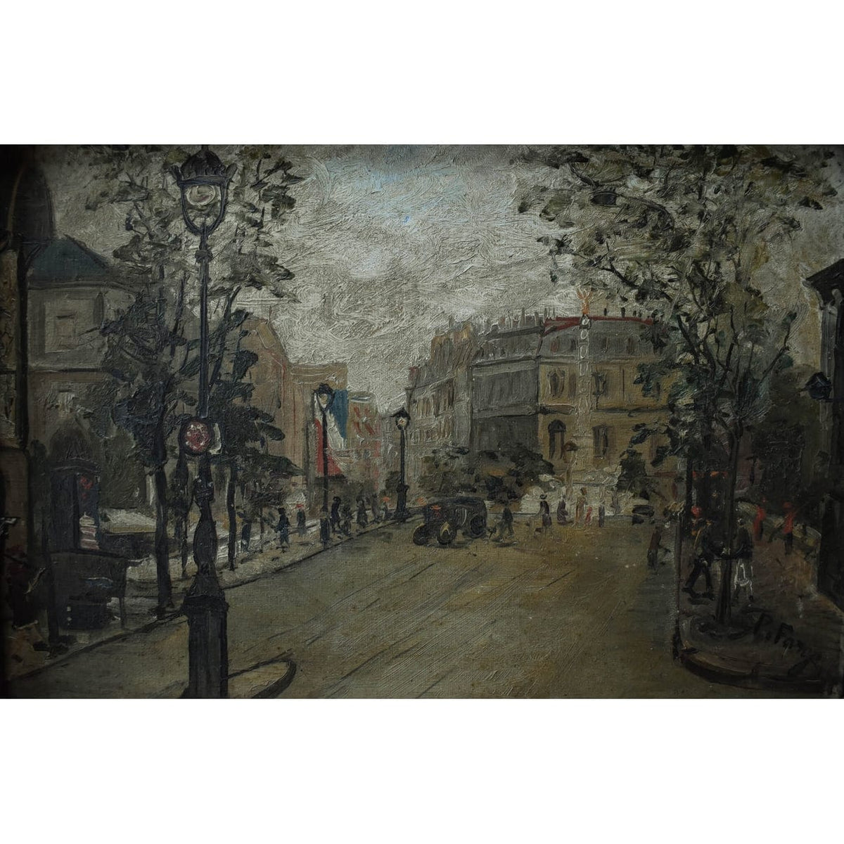 Pierre Farge – Paris Street Scene – Winckelmann Gallery